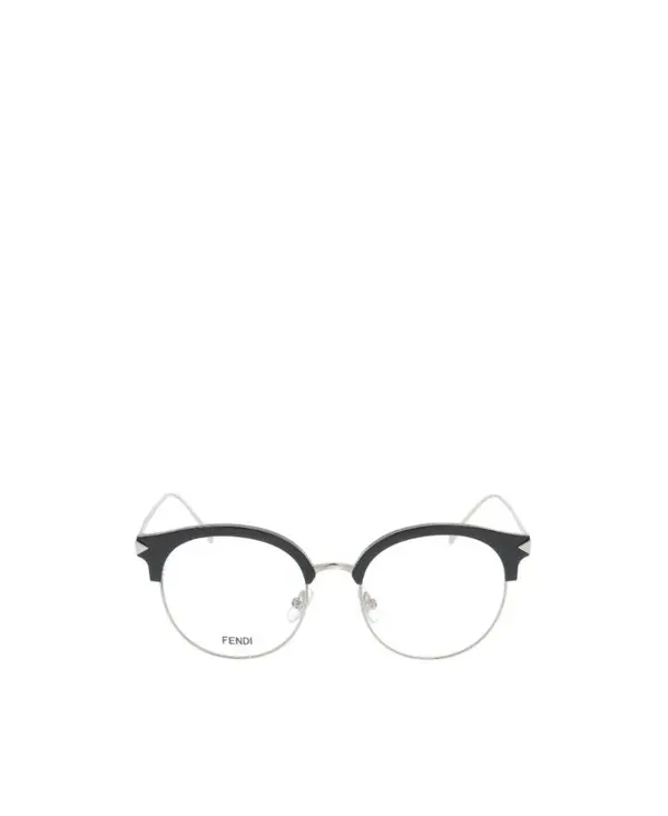 Fendi Round Frame Glasses - White