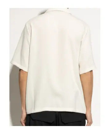 Amiri Ma Logo Embroidered Short-sleeved Shirt