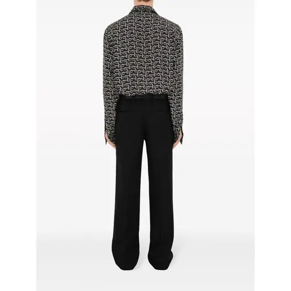 Burberry Tailored Straight-leg Mid-rise Trousers