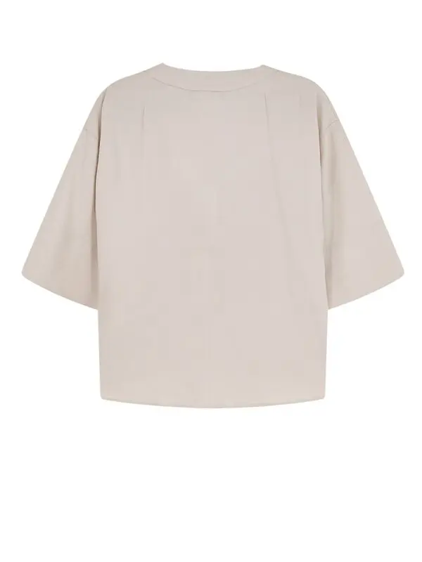 Max Mara Sospiro V-neck Top With Three-quarter Sleeves - No