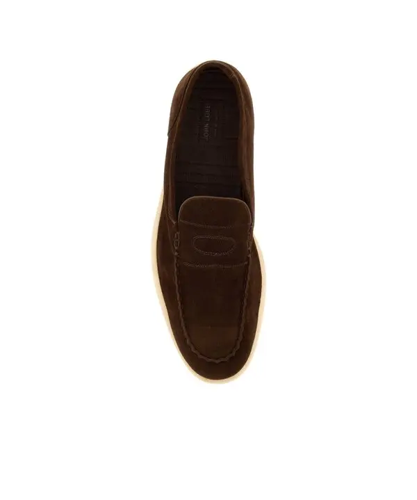 John Lobb Pace Slip-on Loafers - Brown
