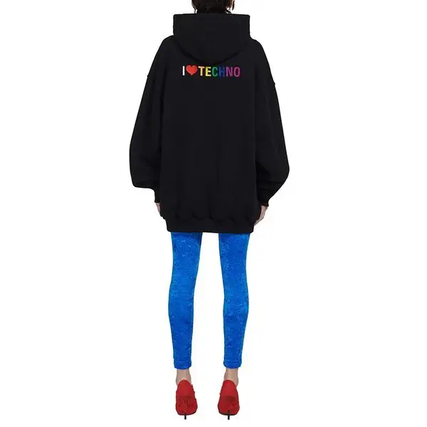 Balenciaga Logo Hooded Sweater