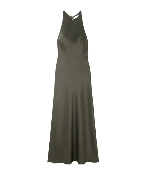 BLAZÉ MILANO Skyros Satin Midi Dress