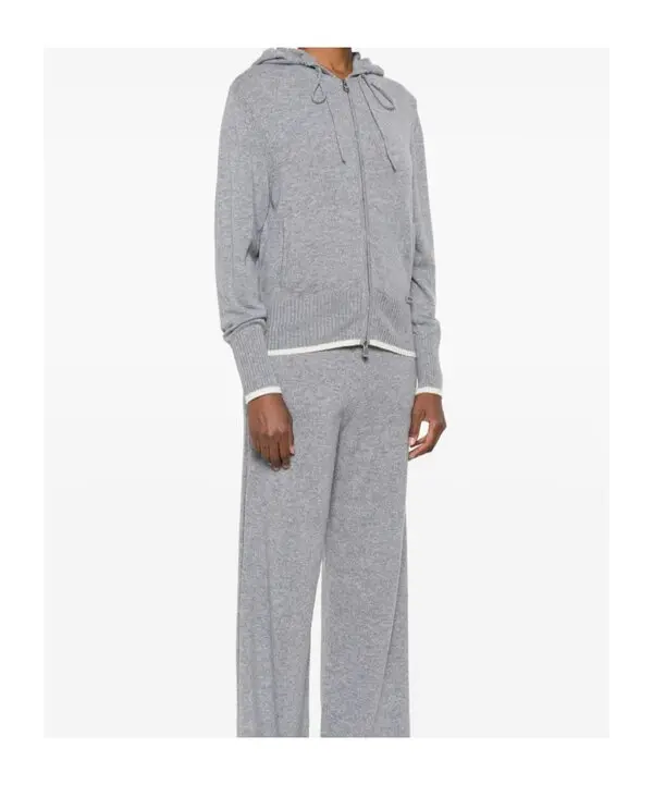 Pinko Hooded Zip-up Cardigan