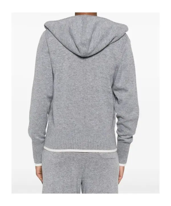 Pinko Hooded Zip-up Cardigan