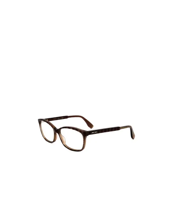 JIMMY CHOO Rectangular Frame Eyeglasses - Black