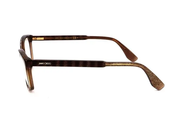 JIMMY CHOO Rectangular Frame Eyeglasses - Black