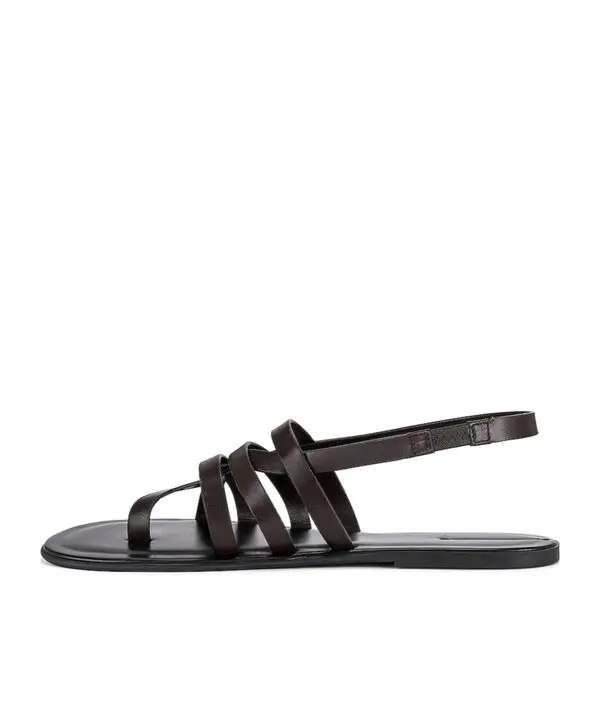 THE ROW Leather Slingback Sandals