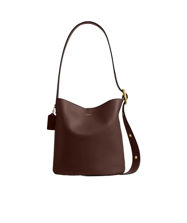 COACH Bleecker Shoulder Strap Tote Bag - B4/maple Brown
