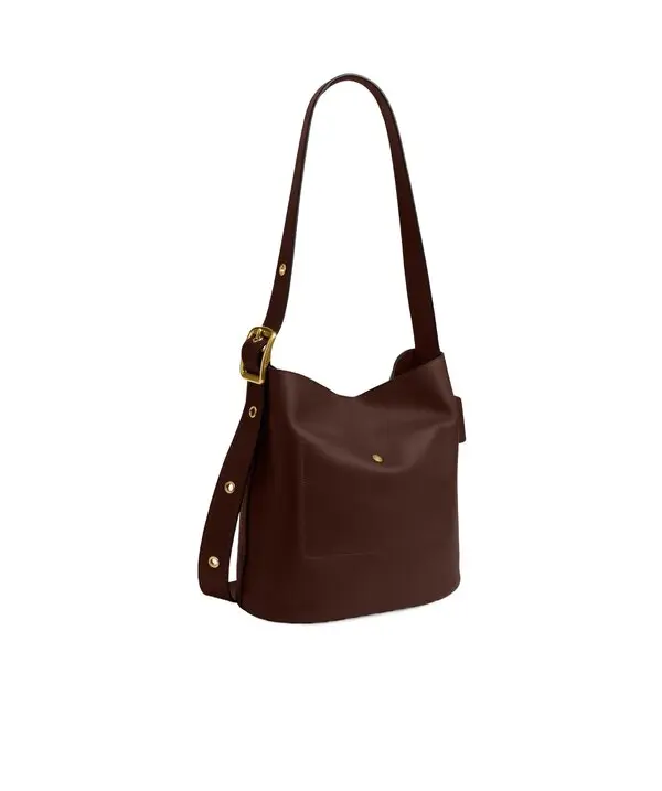 COACH Bleecker Shoulder Strap Tote Bag - B4/maple Brown