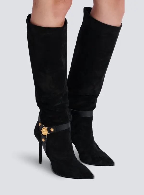 Balmain Eva Knee-high Heeled Boots