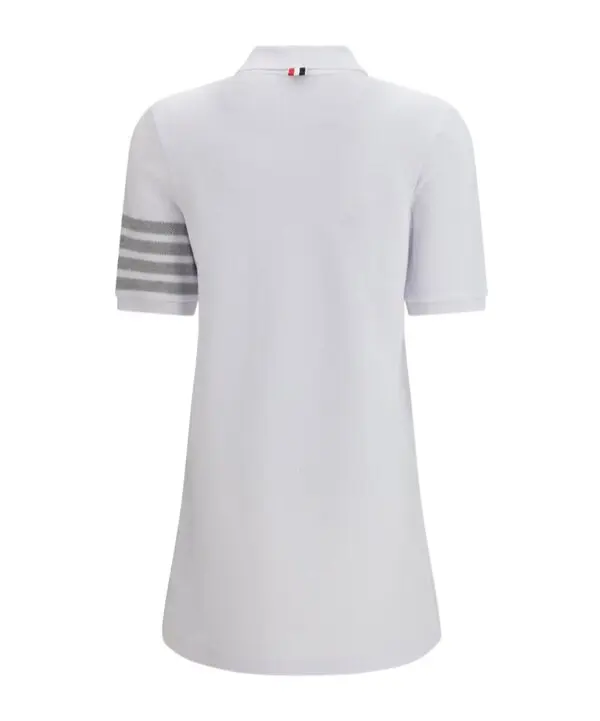 Thom Browne Striped Piqué Polo Dress