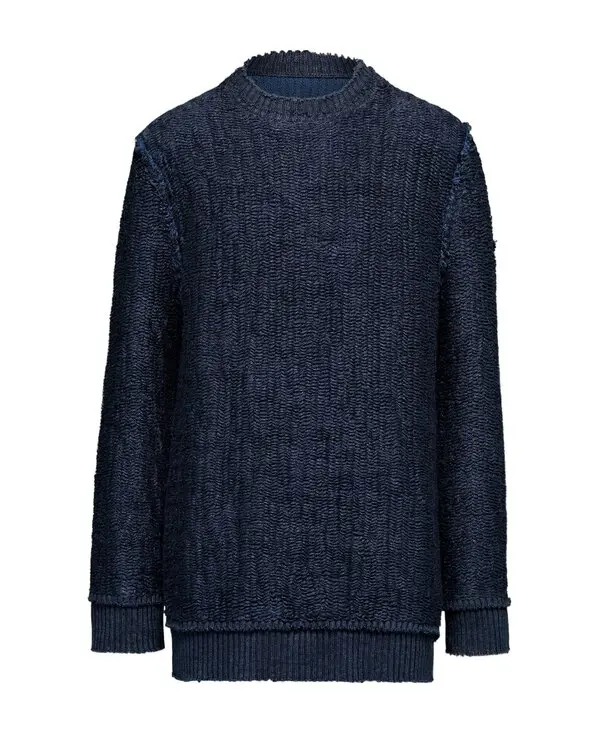 MAISON MARGIELA Raw Woven Knit Sweatshirt