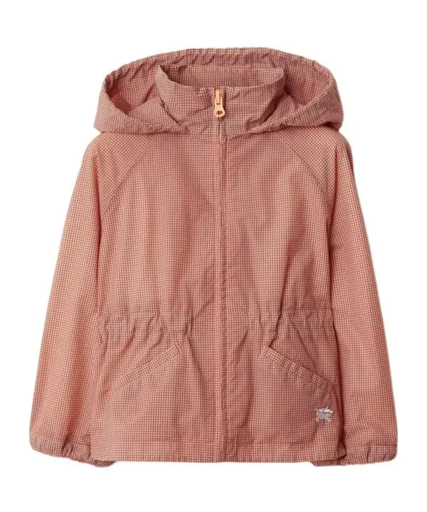 Burberry Check-pattern Hooded Jacket