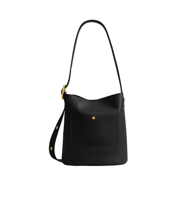 COACH Bleecker Bucket Bag - Brass/black