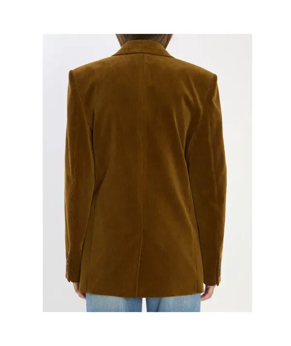 Saint Laurent Double-breasted Corduroy Blazer