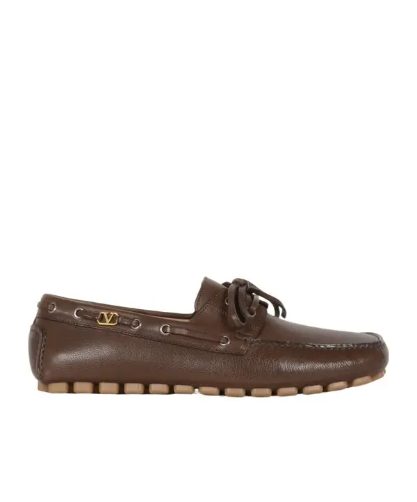 Valentino Garavani Fastaway Lace-up Boat Shoes