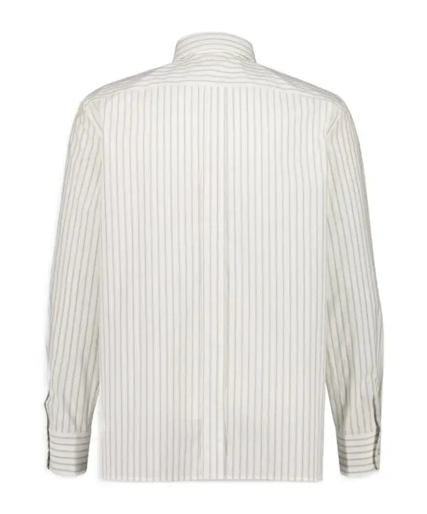 Saint Laurent Cassandre Button-up Striped Shirt