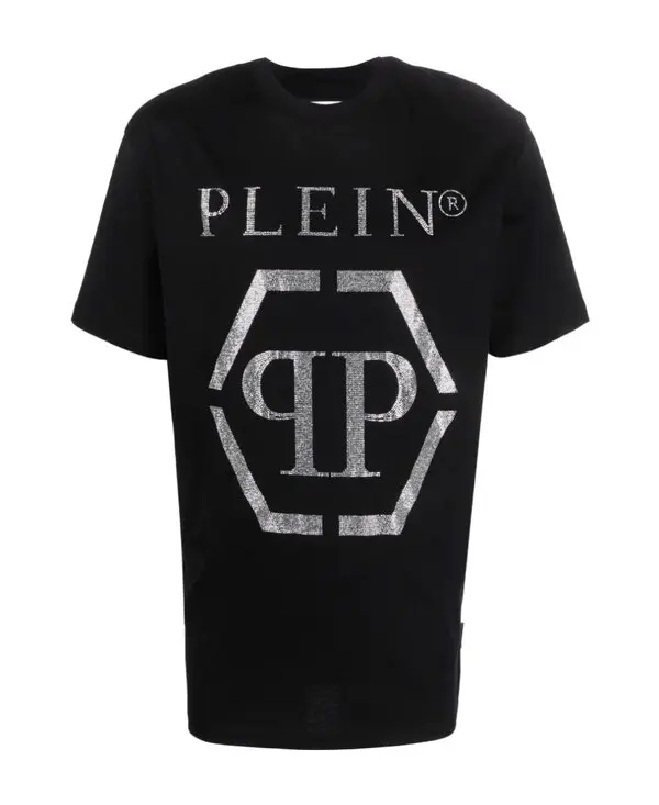 Philipp Plein Hexagon-logo T-shirt - Black
