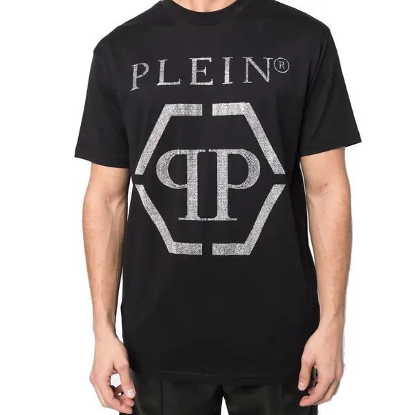 Philipp Plein Hexagon-logo T-shirt - Black