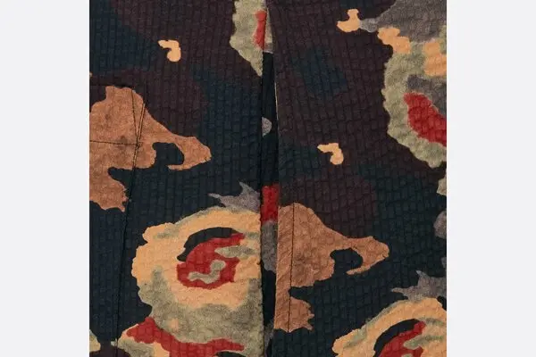 Dior Allover Printed Cotton Seersucker Bermuda Shorts