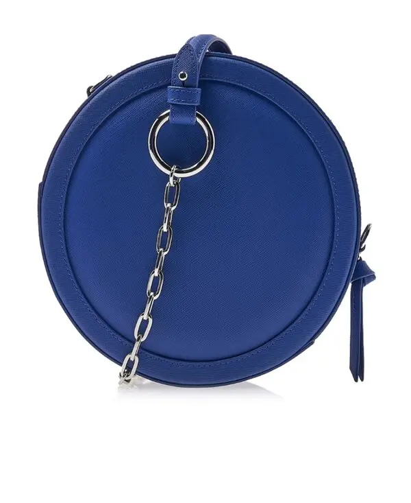 VIVIENNE WESTWOOD Round Zipper Shoulder Bag - Blue