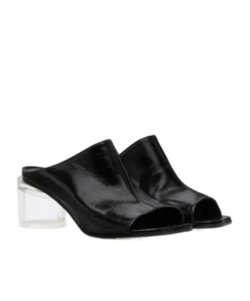 MAISON MARGIELA Open-toe Slip-on Sandals With Cylindrical Heel