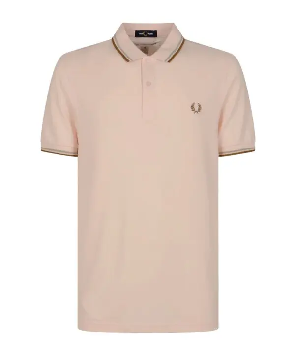 Comme Des Garçons Comme Des Garons Shirt Embroidered Polo Shirt - Peach