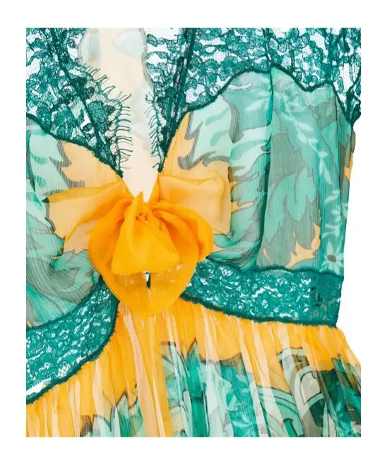 Etro Printed V-neck Maxi Dress