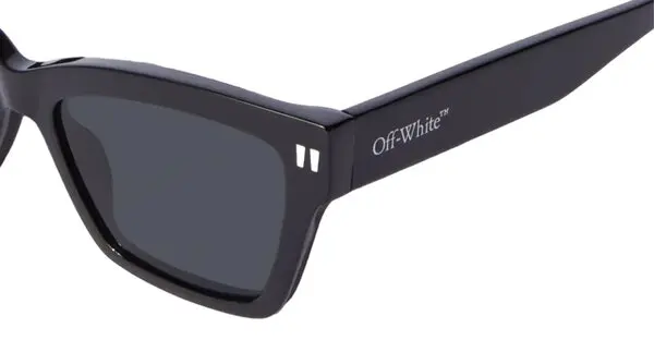 Off-White Cincinnati Rectangular Frame Sunglasses - Black