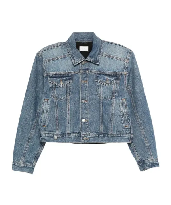 HAIKURE Denim Jacket With Button Fastening