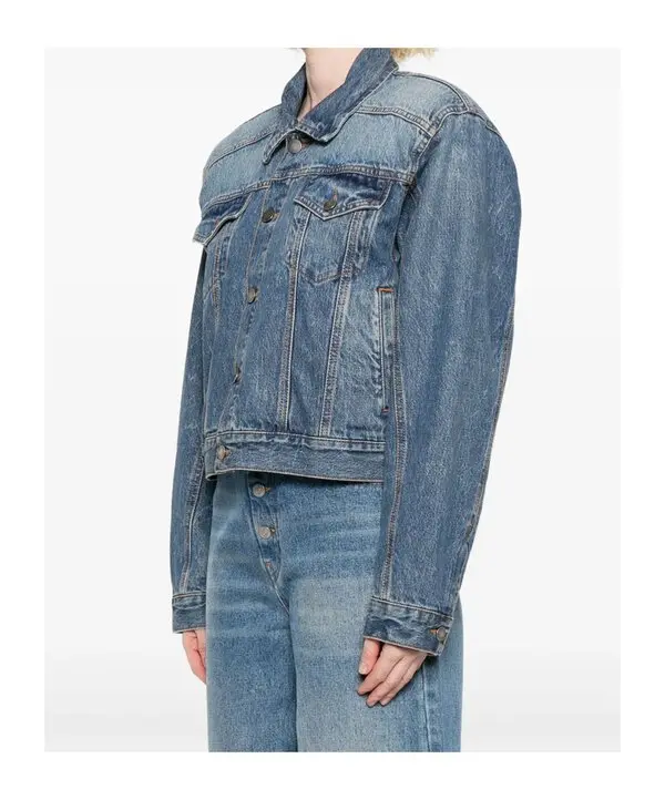HAIKURE Denim Jacket With Button Fastening