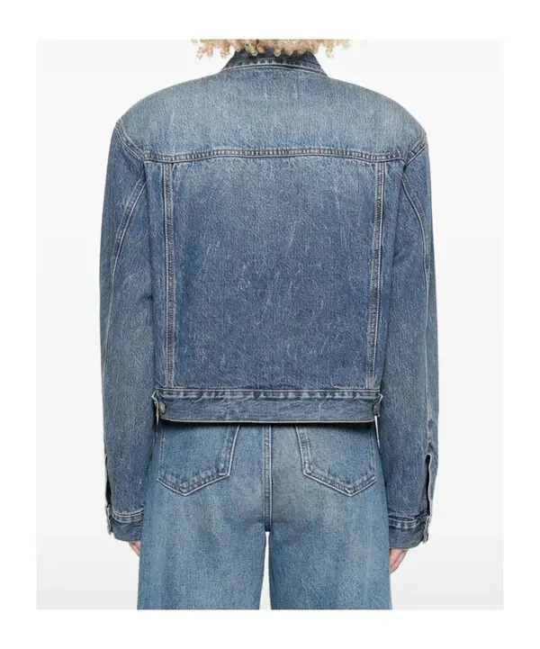 HAIKURE Denim Jacket With Button Fastening