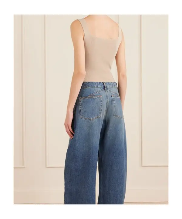 Alaïa Ribbed Knit Bodysuit
