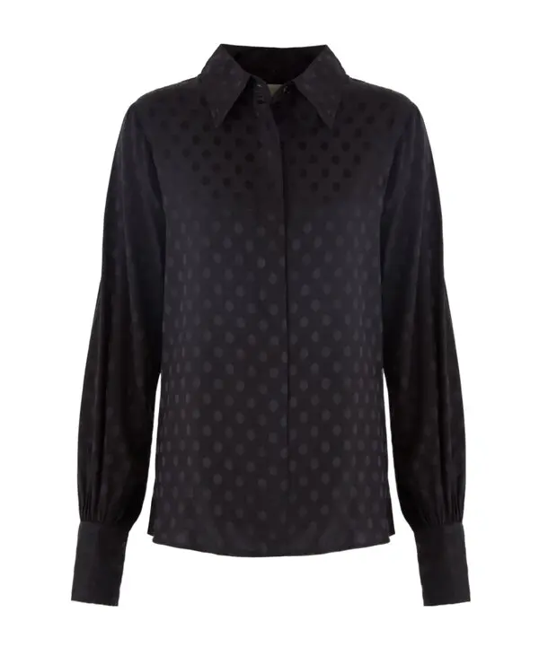 Isabel Marant Étoile Long Sleeve Polka Dot Shirt