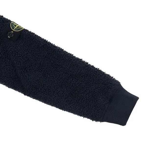 Stone Island Long Sleeve Logo Sweater - Blue