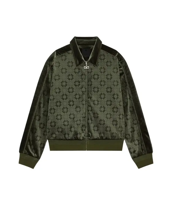 Givenchy Monogram Velvet Track Jacket