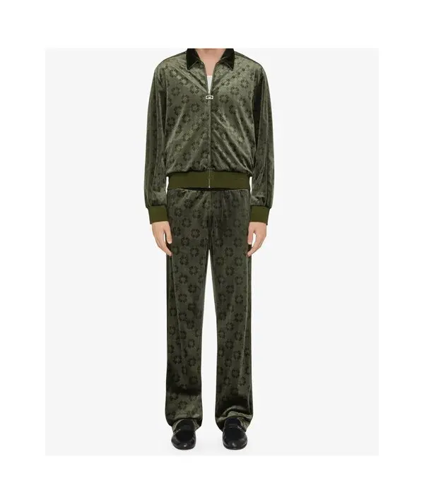 Givenchy Monogram Velvet Track Jacket