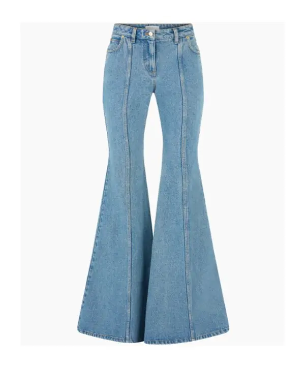 Nina Ricci High-waisted Flared Jeans - Blue