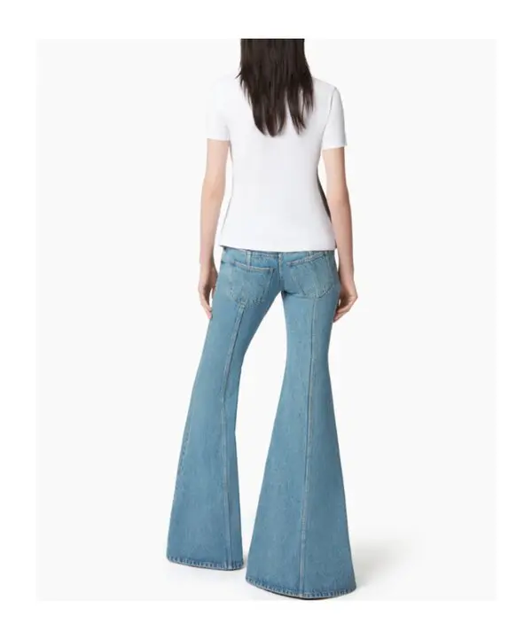 Nina Ricci High-waisted Flared Jeans - Blue