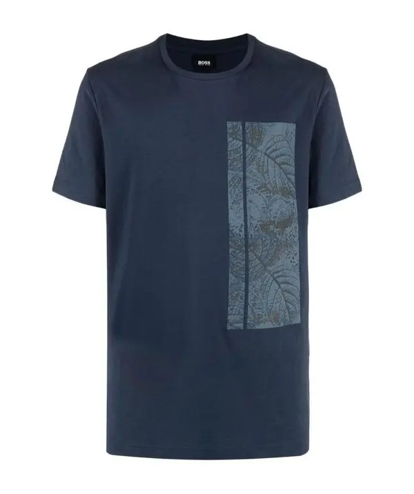 Hugo Boss Graphic-print Cotton T-shirt