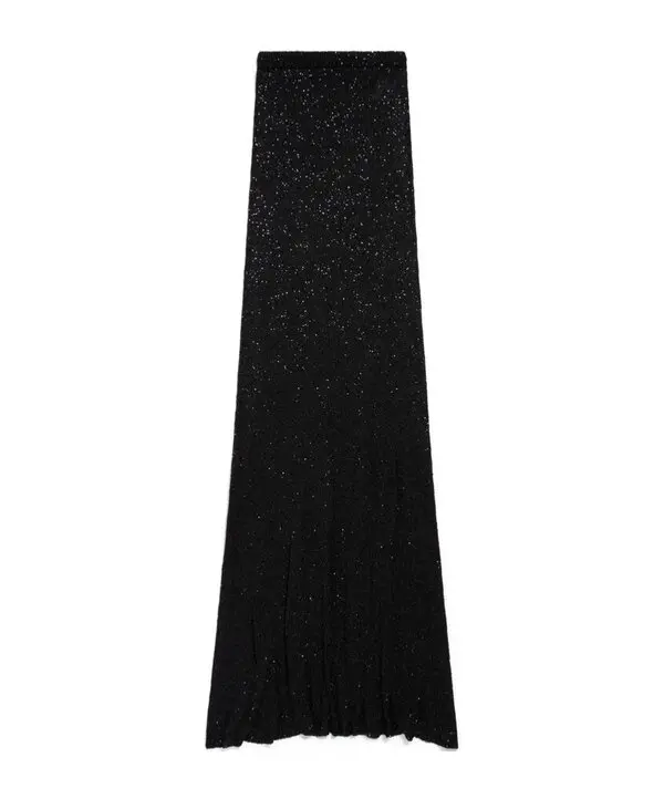 Balenciaga Sequin Embellished Maxi Skirt