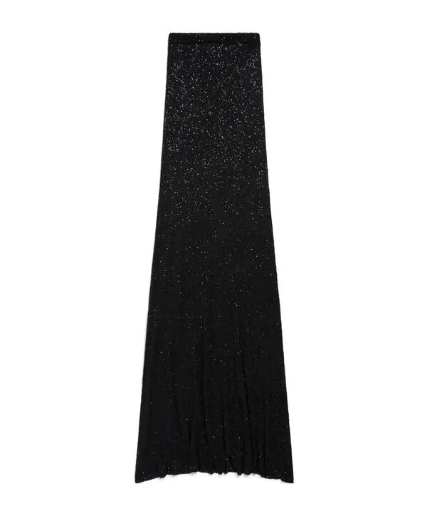 Balenciaga Sequin Embellished Maxi Skirt
