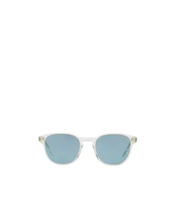 Oliver Spencer Geometric Frame Sunglasses - Blue