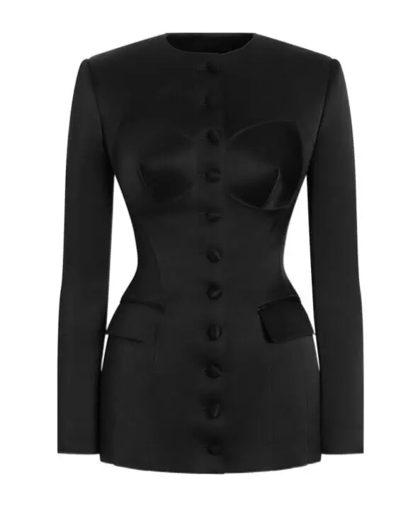 Dolce & Gabbana Sculpted Jacket With Button Detail