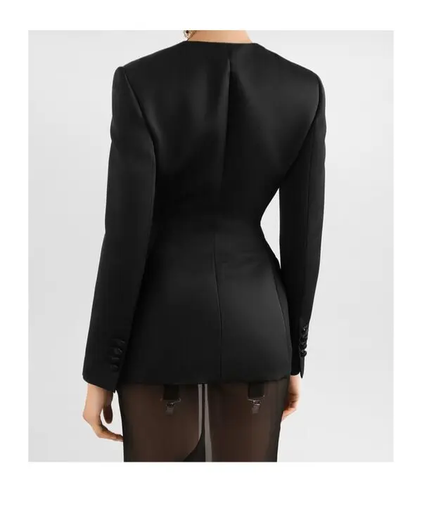 Dolce & Gabbana Sculpted Jacket With Button Detail