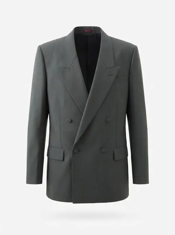 Gucci Double-breasted Tailored Jacket - Grey