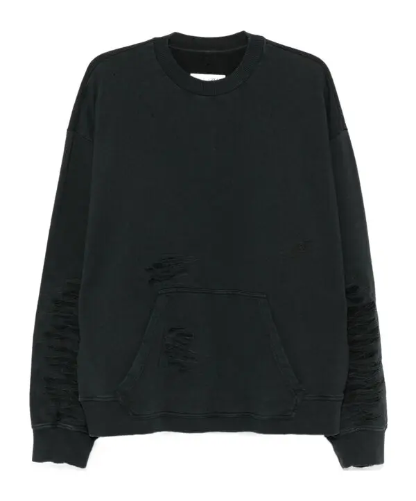MAISON MARGIELA Distressed Sweatshirt - Black