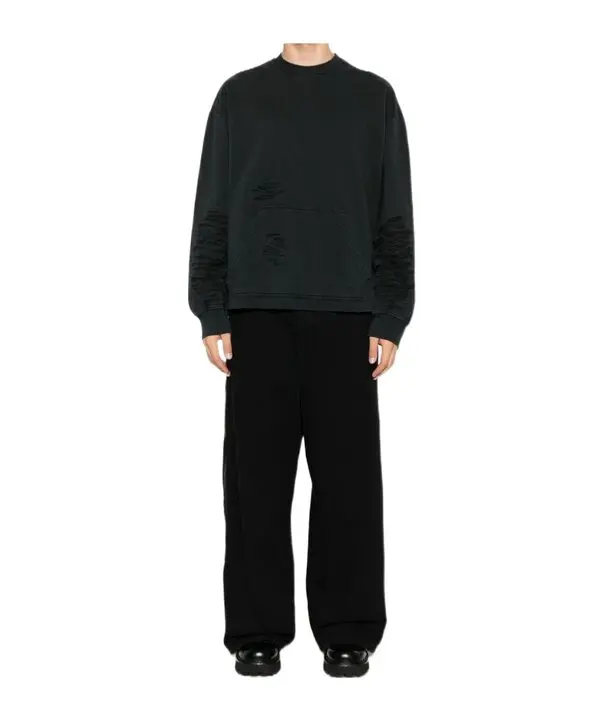 MAISON MARGIELA Distressed Sweatshirt - Black