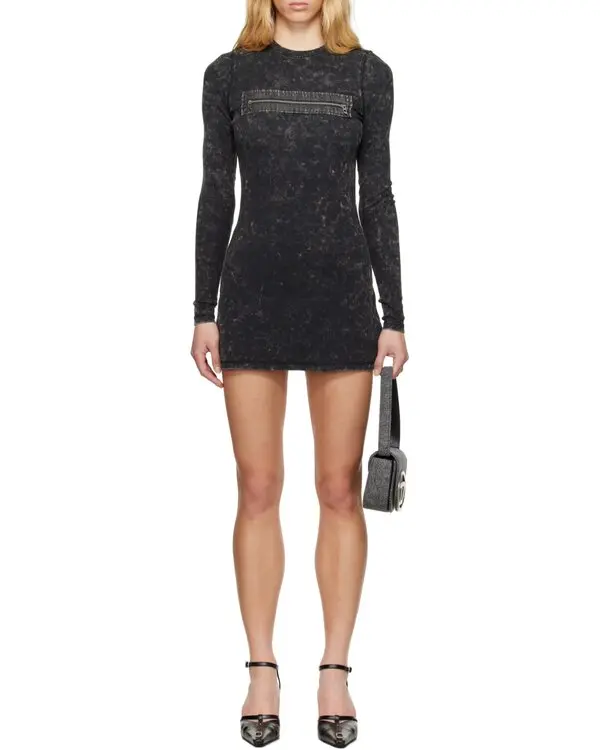 DIESEL® D-erco Zip Detailed Mini Dress